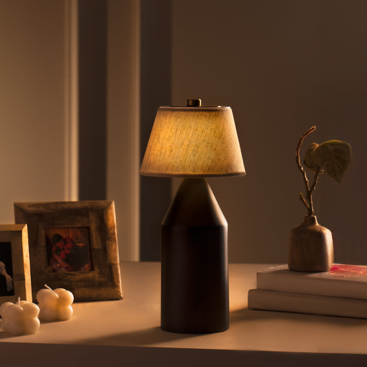 Shop wooden Table Lamp Online – Rosha India